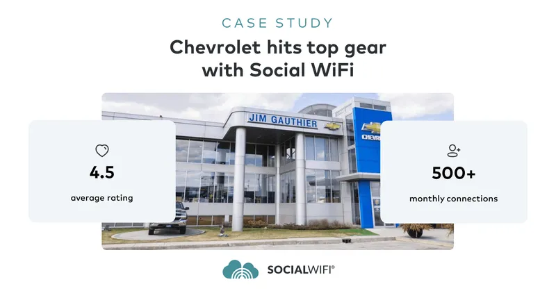Chevrolet Dealer Boosts Engagement with Social WiFi